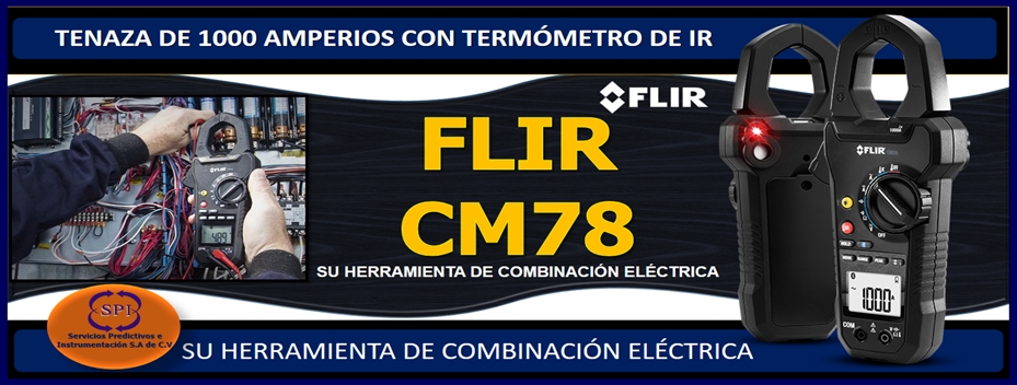 FLIR CM78 3-1 Pinza Amperimétrica Multifuncional, info@spitecno.com