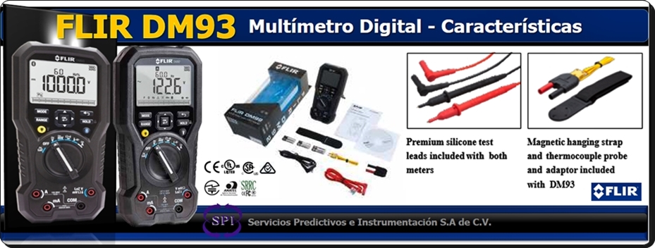 FLIR DM93 | Multímetro Digital | FLIR de venta en SPITECNO
